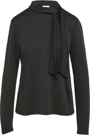 s.Oliver Langarmshirt T-Shirt Elastisches Longsleeve aus Modalmix mit Knotendetail