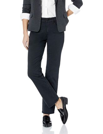 NYDJ Damen Marilyn Straight Denim Jeans Unterhose, Schwarz 2299, 32