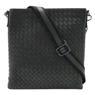 Bottega Veneta Pre-owned Intrecciato Leder Schultertasche - - Pre-owned - Damen - Schwarzk - ONE SIZE