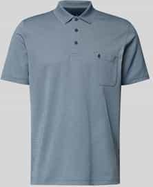 Ragman Regular Fit Poloshirt mit Knopfleiste und Brusttasche