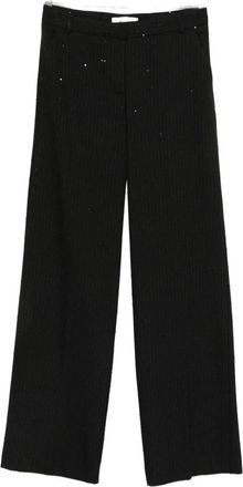 Ermanno Scervino Pantalon large - Femme - Pantalons - Noir - Taille: 34 FR