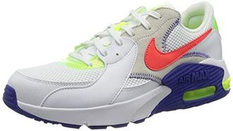 Nike Homme Air Max Excee AMD Basket, White/Bright Crimson-Indigo Bu, 45.5 EU