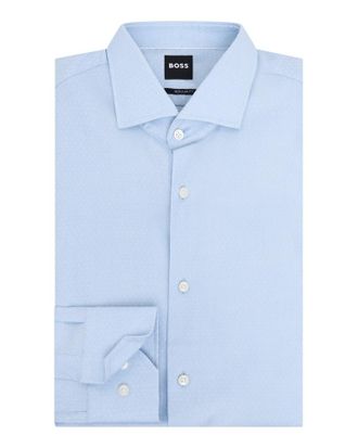 HUGO BOSS Hemd aus Baumwolle, Regular Fit in