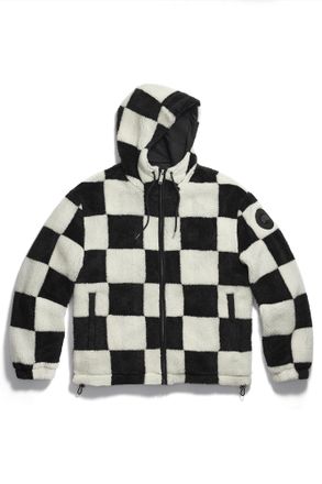 Canada Goose Karierte Harrier Fleece-Kapuzenjacke