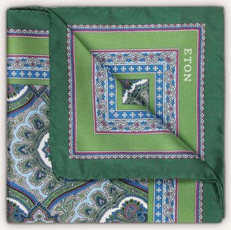 Eton Einstecktuch Aus Seide gruen