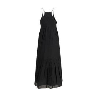 Isabel Marant Womens Black Cotton Casual Dress