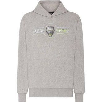 Plein Sport Herren Kapuzensweat CHROME SCRATCH EDITION
