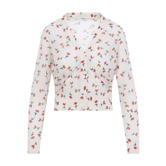 Jil Sander Femme, Pulls, Blanc, Taille: 40 FR Cardigans