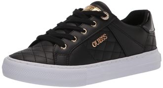 Guess Damen Loven Sneaker, Schwarz Multi, 38.5 EU (US 8M / UK 5.5)