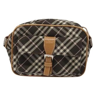 Burberry Sac &agrave; bandouli&egrave;re en toile Pre-owned - Femme - Pre-owned - Brun - Taille: ONE Size