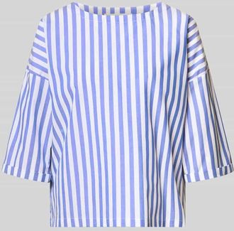 Rich & Royal Relaxed Fit Bluse mit U-Boot-Ausschnitt
