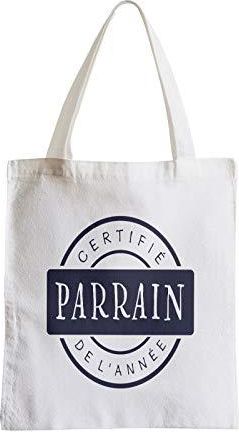 Fabulous Grand Sac Shopping Plage Etudiant Certifié Parrain de lAnnée Parrain Famille