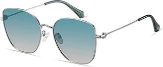 Generic Lunettes de soleil polarisées HD pour femme - Décoration de vacances en plein air UV400 - Cadeau rétro