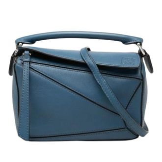 Loewe Pre-owned Mini Puzzle - - Pre-owned - Damen - Blau - ONE SIZE