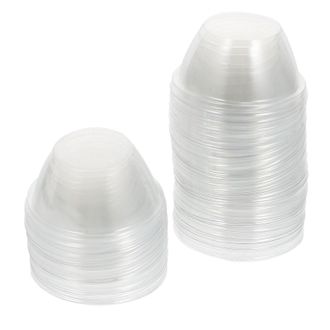 Hemobllo 50 St&uuml;ck Pflanzabdeckungen f&uuml;r Hydrokultur Transparente Feuchtigkeits und W&auml;rmeschutzhauben aus Kunststoff Frostbest&auml;ndig f&uuml;r Garten und Pflanzenkeimu