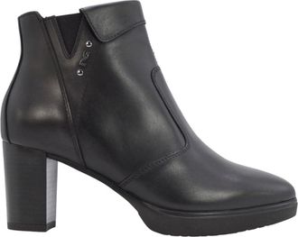 Nero Giardini I513800D Damen-Stiefeletten Aus Leder - Schwarz 40 EU