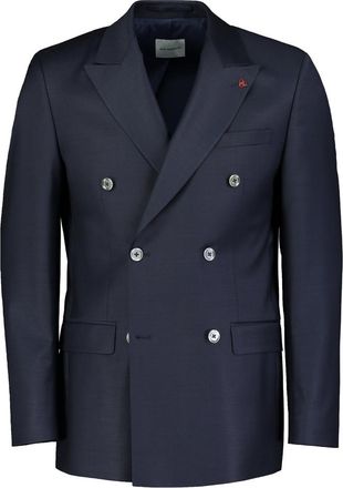 Roy Robson Zweireihiges Anzugsakko aus Schurwolle mit Stretchanteil, Slim Fit in