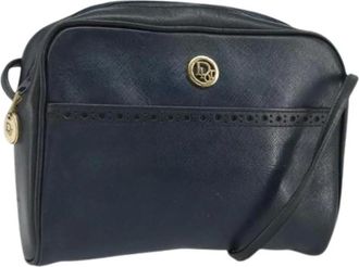 Dior Sac bandouli&egrave;re en cuir Pre-owned - Femme - Pre-owned - Bleu - Taille: ONE Size