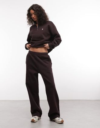 Carhartt Work in Progress Cassie - Pantalon de jogging ample - Marron fonc&eacute;