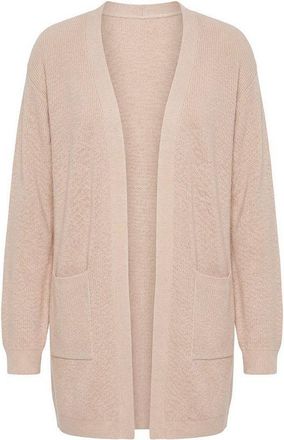 Ulla Popken Cardigan Strickjacke Rippstrick offene Form Langarm