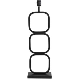 Light & Living Light&living - lampe de table - Lutika - noir - m&eacute;tal