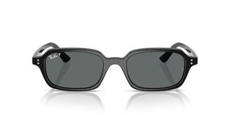Ray-Ban Rb4455 Zuri Lunettes de soleil carr&eacute;es, Noir/gris fonc&eacute; polaris&eacute;, 52 mm