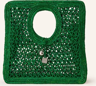 Jacquemus Jacquemus Shopper Le Petit Carre Spiaggia gruen