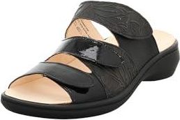 Think Femme Camilla Damen Lederfutter Sabots, Noir Combi 0000, 43 EU