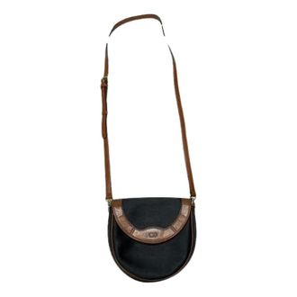 Dior Sac bandouli&egrave;re en cuir Pre-owned - Femme - Pre-owned - Noir - Taille: ONE Size