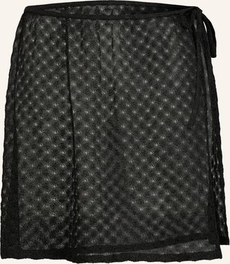 Missoni Wickelrock Mit Glitzergarn schwarz