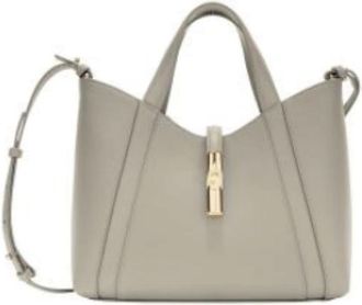 Furla Femme, Sacs, Gris, Taille: ONE Size Goccia Tote S