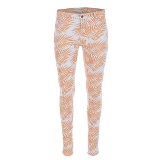 ZiZo Stylish Skinny-Hose - - Trousers - Damen - Orange - 3XL