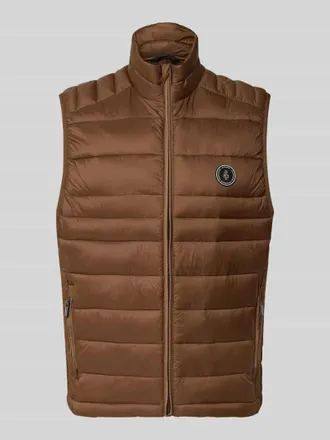 Jack & Jones Steppweste mit Rei&szlig;verschlusstaschen Modell KINGSLEY