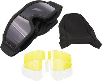 Generico Radbrille, Motocross-Brille, staub- und winddicht, kratzfest, Anti-Beschlag-Sicherheitsbrille, professionelle Motocross-Brille f&uuml;r Sport