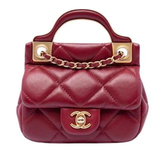 Chanel Pre-owned Quilted Mini Satchel - - Pre-owned - Damen - Rot - ONE SIZE