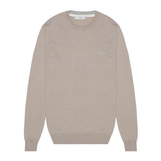 Guess Daniel CN LS Basic Sweater - - Knitwear - Herren - Beige - 2XL