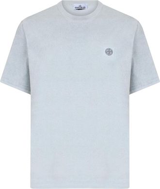 Stone Island Homme, Tops, Bleu, Taille: S T-Chemises
