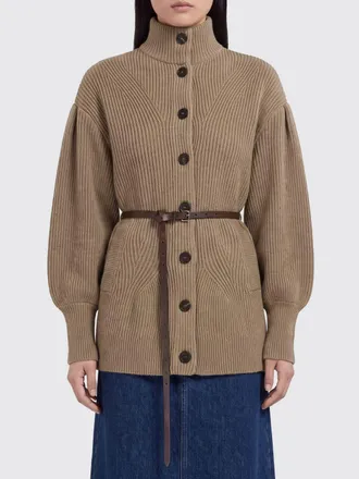 Brunello Cucinelli Rollkragen-Cardigan aus Wolle, Kaschmir und Seide mit G&uuml;rtel
