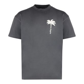 Palm Angels T-Shirts - - Tops - Herren - Grau - XS