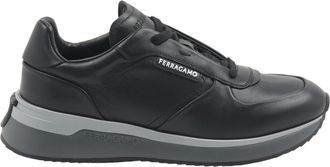 Ferragamo Homme, Chaussures, Noir, Taille: 39 1/2 EU America Baskets