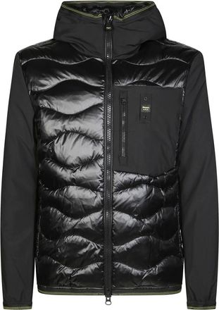 Blauer Homme, Vestes, Noir, Taille: XL Veste à capuche pour homme