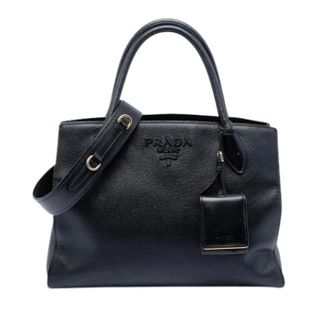 Prada Sacoche monochrome doccasion - Femme - Pre-owned - Noir - Taille: ONE Size