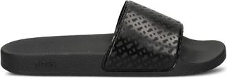 BOSS claquettes à motif monogrammé - Noir