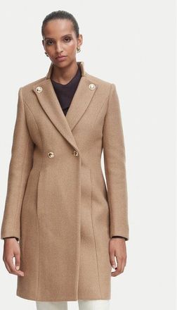 Rinascimento Rinascimento Wollmantel CFC0131076003 Hellbraun Regular Fit