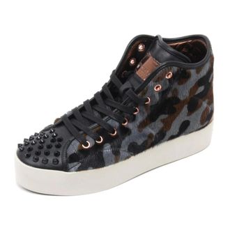 Alexander Smith London Grau/Brauner Schuh - Hergestellt in Italien - - Shoes - Damen - Schwarzk - 38 EU