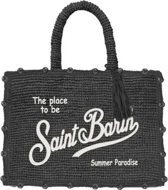 MC2 Saint Barth Femme, Sacs, Noir, Taille: ONE Size Black Tote Bag