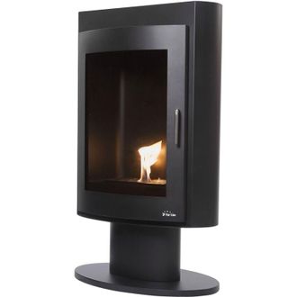 Purline Ethanolkocher in quadratischem Stahldesign