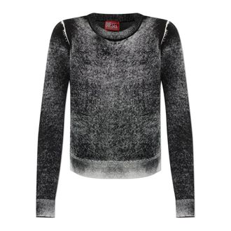 Diesel Femme, Pulls, Noir, Taille: 36 FR Pulls &agrave; col rond