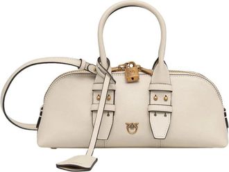 Pinko Pinko, Femme, Sacs, Rose, Taille: ONE Size Bowling Horizontal Handbag