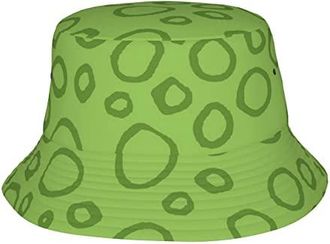 Generic Unisex Chapeau de Plage Motif Momordica Charantia Chapeaux de Visière Funky Été Bouchon De Seau pour Hommes Camping Vacances